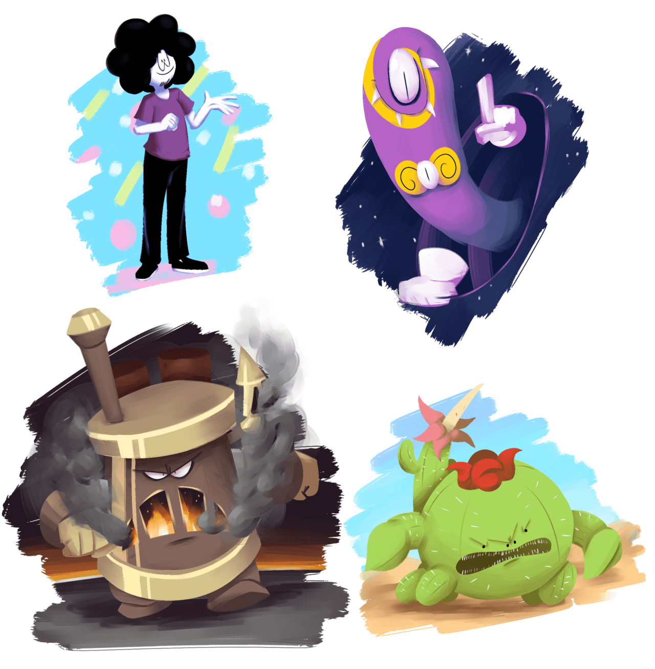 Enjoying The Chaotic Ride With Señor Pelo - Wacom