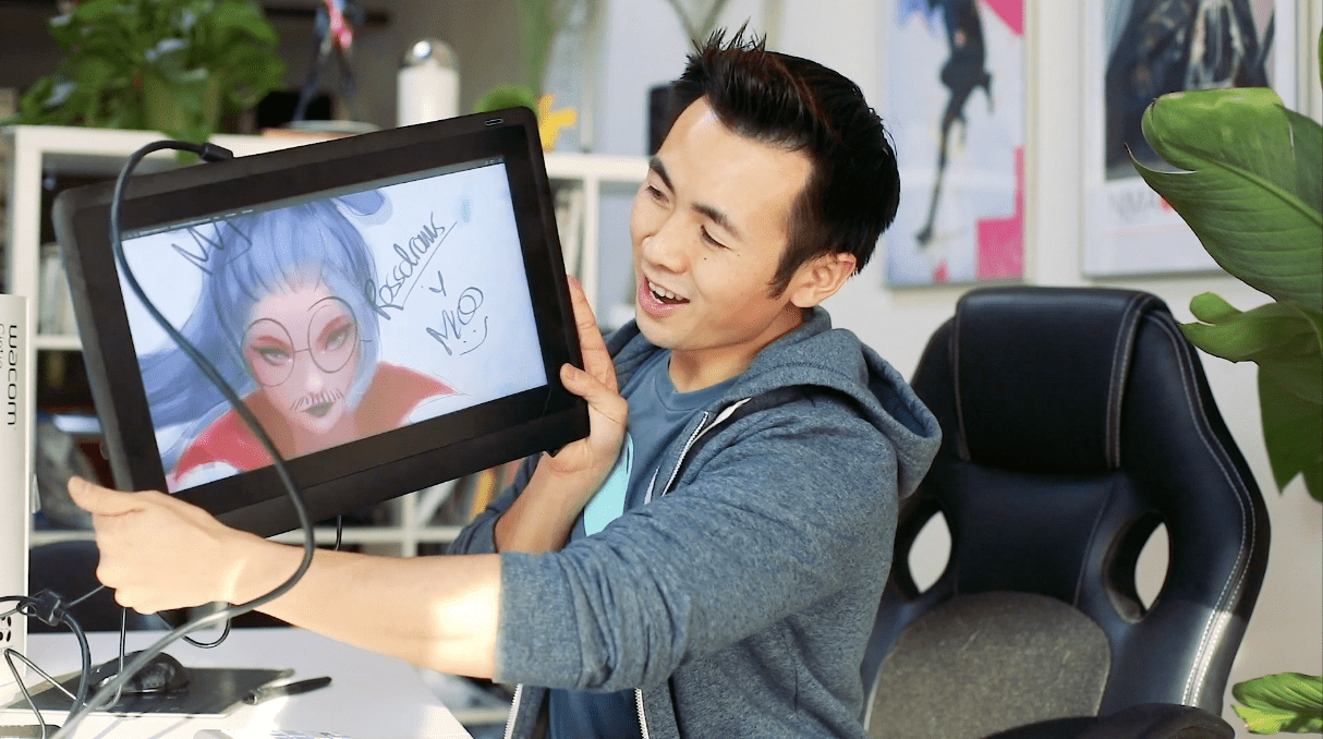 Every Day Is Color Dodge Day: Ross Draws, Nima And Wacom Cintiq 16 - Wacom