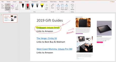 Using Your Wacom Pen Tablet With Microsoft PowerPoint - Wacom