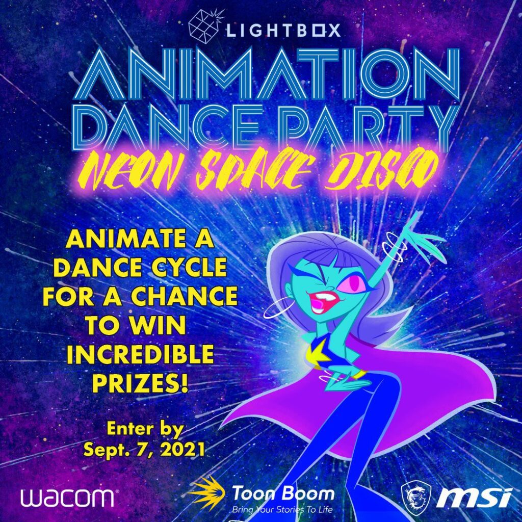 Behind Neon Space Disco, Animation Dance Party's Incredible Return - Wacom