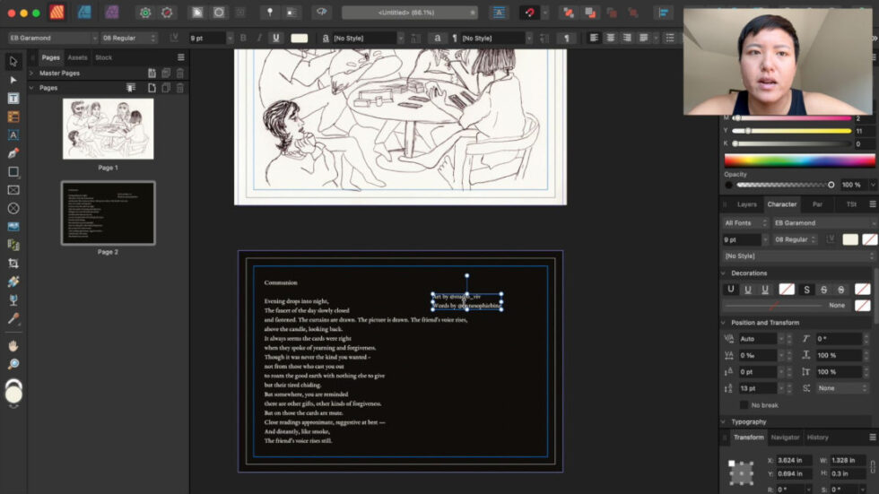 Comparing Affinity Vs. Adobe For Designing A Bookmark, With Vivienne Le ...
