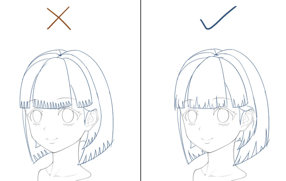 How To Draw Anime Hair: A Step-by-step Tutorial - Wacom