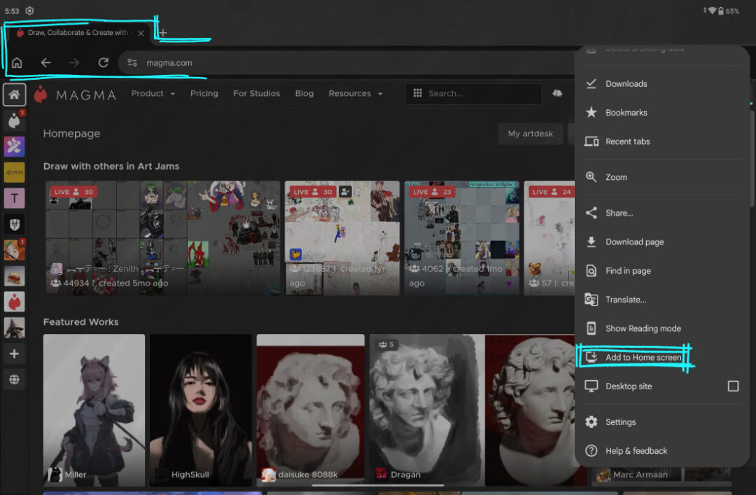 Getting Started In Collaborative Drawing With Magma: How To Create Art ...