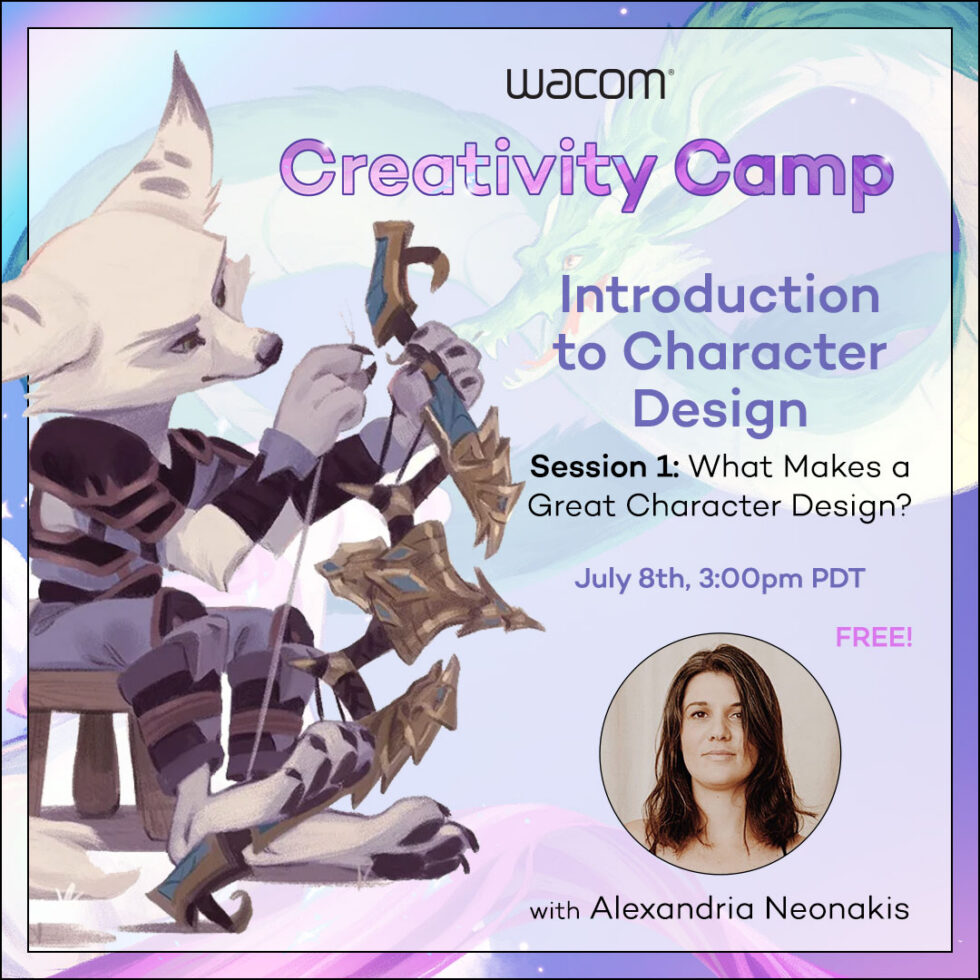 Join Our Free Online Character Design Workshop – Wacom Creativity Camp!