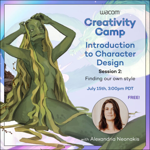 Join Our Free Online Character Design Workshop – Wacom Creativity Camp!